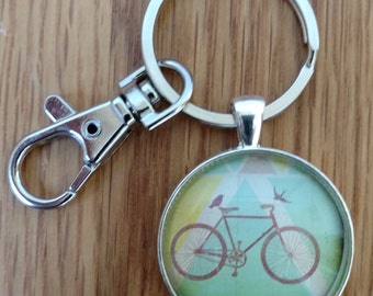 Bicycle keychain | Etsy