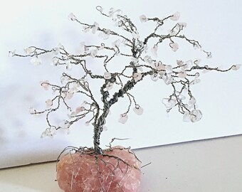 Wire Gem Tree of Life Sculptures Gemstone by SpiritGemDesigns
