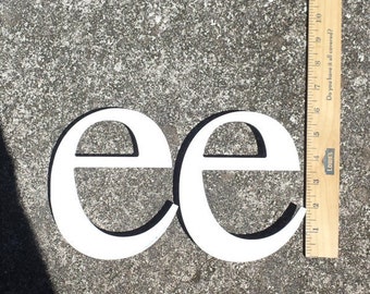 Lowercase letter e | Etsy