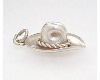 Cowboy hat charm | Etsy