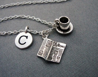 Newspaper charm | Etsy
