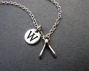 Wishbone keychain | Etsy