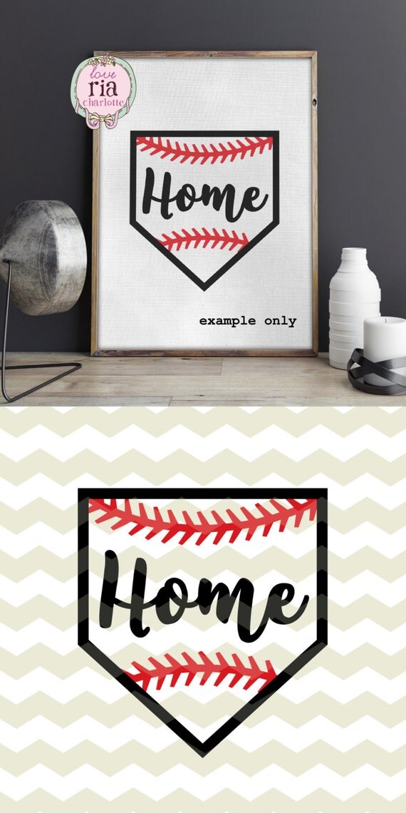Baseball home plate Home fun sport cutting files