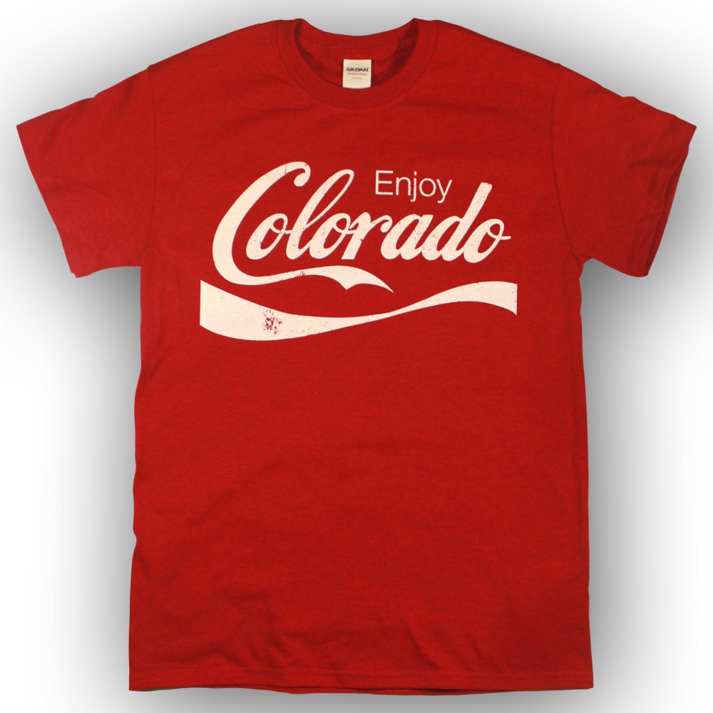 Colorado Flag Shirt Enjoy Colorado Colorado by ColorRedClothing