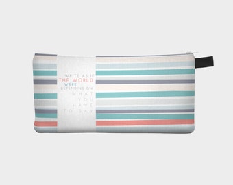 Quote pencil case | Etsy