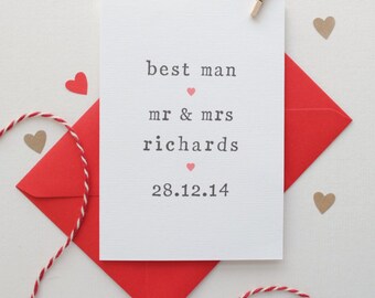 Best man card | Etsy