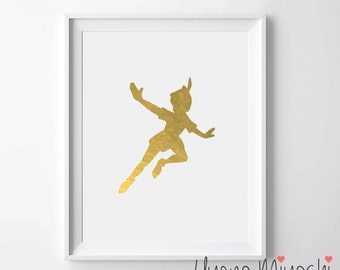 Disney Princess Cinderella II Gold Foil Print Gold by UyenoMiyoshi