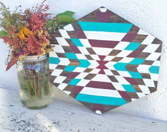 Items similar to Screen Printed Navajo Pattern card on Etsy