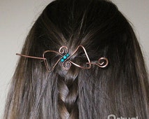 Unique wire wrapped hair related items | Etsy