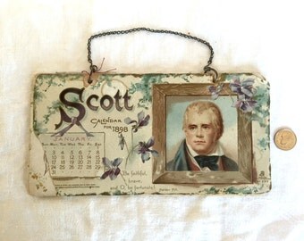 Victorian calendar | Etsy