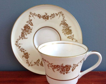 Vintage Royal Albert England Regal Series Black Bone China Tea