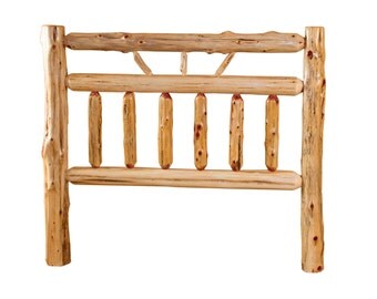 CEDAR LOG BED Cedar Slab Bed Queen Log Bed