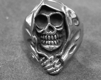 Grim reaper ring | Etsy