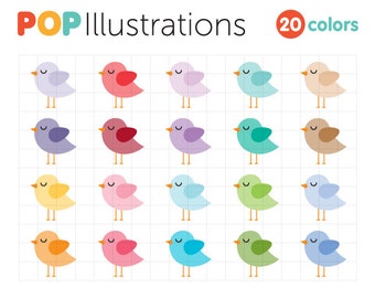 Baby bird clip art | Etsy