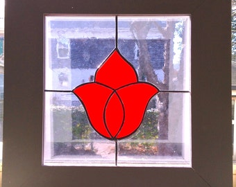 Stained Glass M by MannAvenueGlass on Etsy