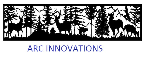 Deer long rectangle DXF file for CNC plasma laser router or