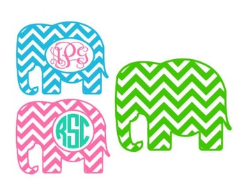 Svg elephant chevron | Etsy