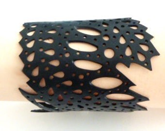 Laser cut bracelet | Etsy