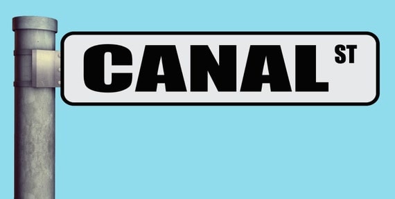 Canal ST Street Sign Heavy Duty Aluminum Warning Parking Sign