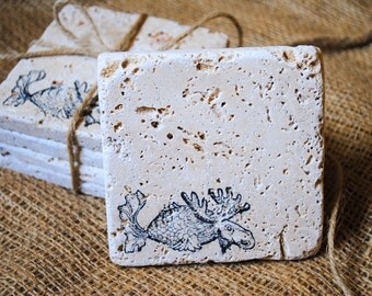 Moose tile | Etsy