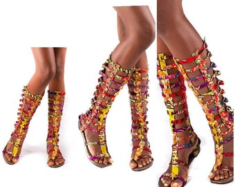 African sandals | Etsy