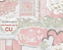 Unique pink collage kit related items | Etsy