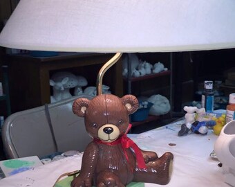 Teddy bear lamp | Etsy