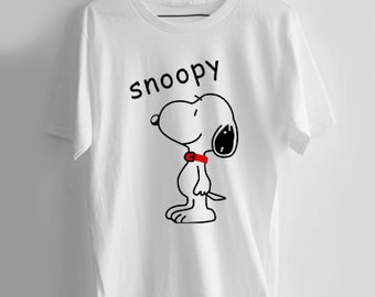 Snoopy tshirt | Etsy
