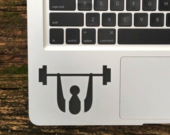 Weight lifting decal | Etsy