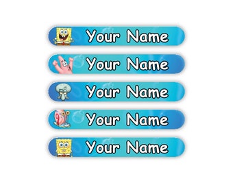 Spongebob labels | Etsy