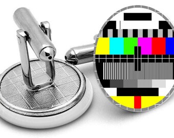 Tv test card | Etsy