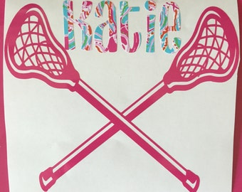 Unique girls lacrosse related items | Etsy