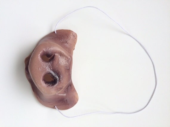 Deluxe PIG SNOUT NOSE Rubber Farm Animal Costume Mask Toy