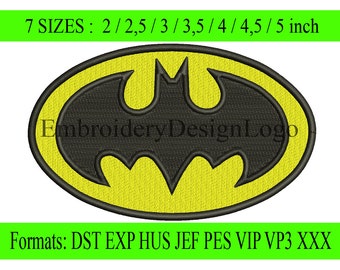 batman embroidery design – Etsy