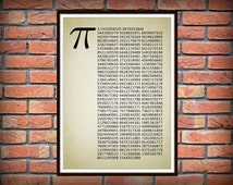 Popular items for pi poster on Etsy