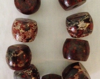 Red and black jasper | Etsy