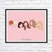 Golden Girls Poster Minimalist Print