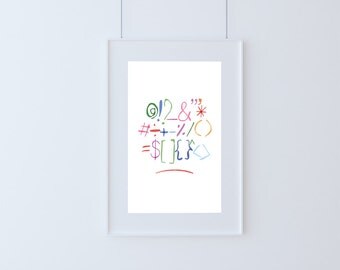 Punctuation poster | Etsy