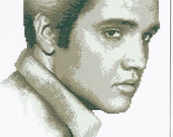 Unique elvis cross stitch related items | Etsy