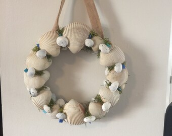Sea shell wreath | Etsy
