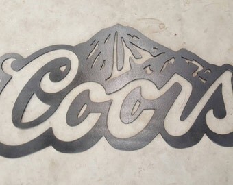 Coors light sign | Etsy