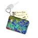 Small Zipper Pouch Coin Purse Keychain Key Fob Business Card