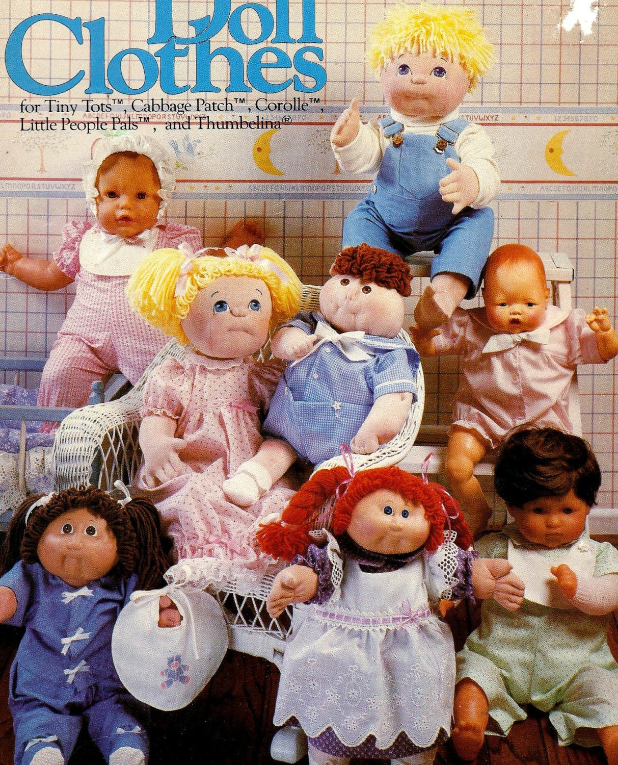 BABY DOLL PATTERNS Vintage / 1980s / 18 24 Inch Dolls