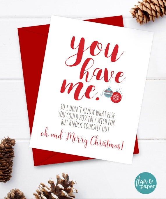 Funny Christmas Card Boyfriend Card Christmas Card Funny Christmas Card Boyfriend Card Christmas Card