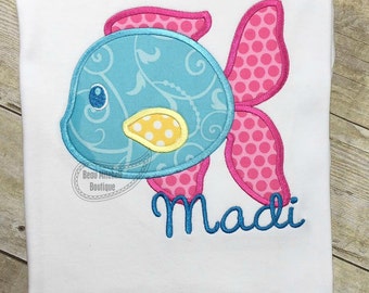 PATTERN-Crochet Fish Applique-Detailed Photos