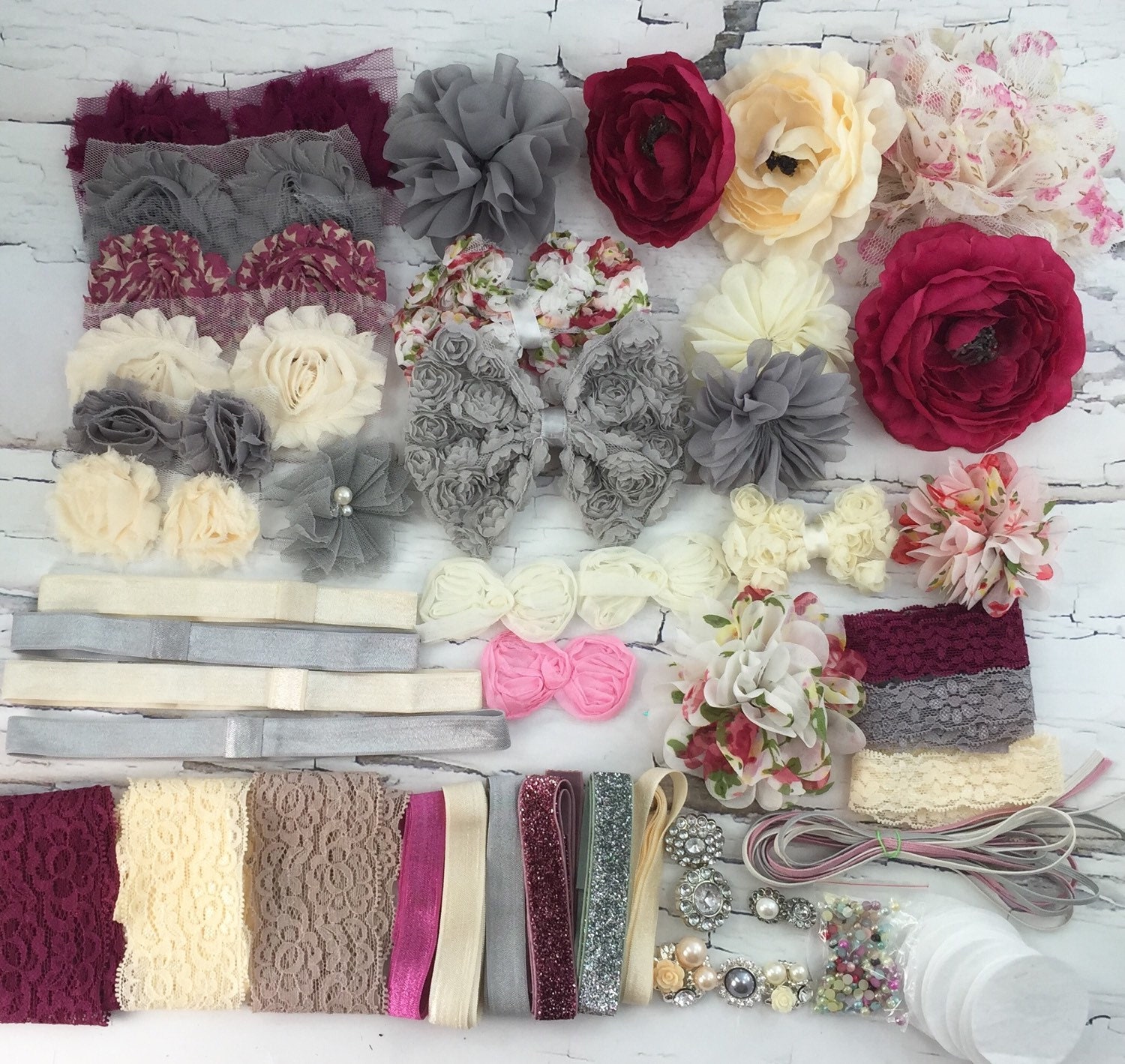 Diy Headband Kit 22 Headbands Make Your Own By Pamperyourprincess