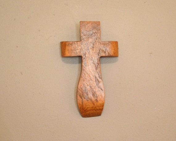 Wood Wall Cross-Hand Held Prayer Cross-Witness Cross-Christmas