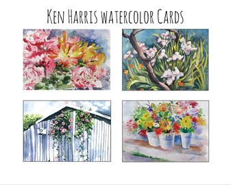 Ken Harris Watercolors by KenHarrisWatercolors on Etsy