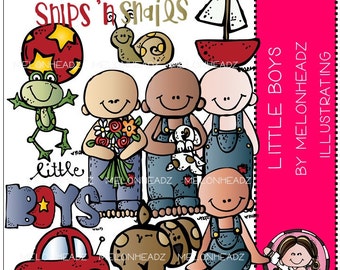 Bobbleheadz Brights clip art Combo Pack by MelonheadzClipArt