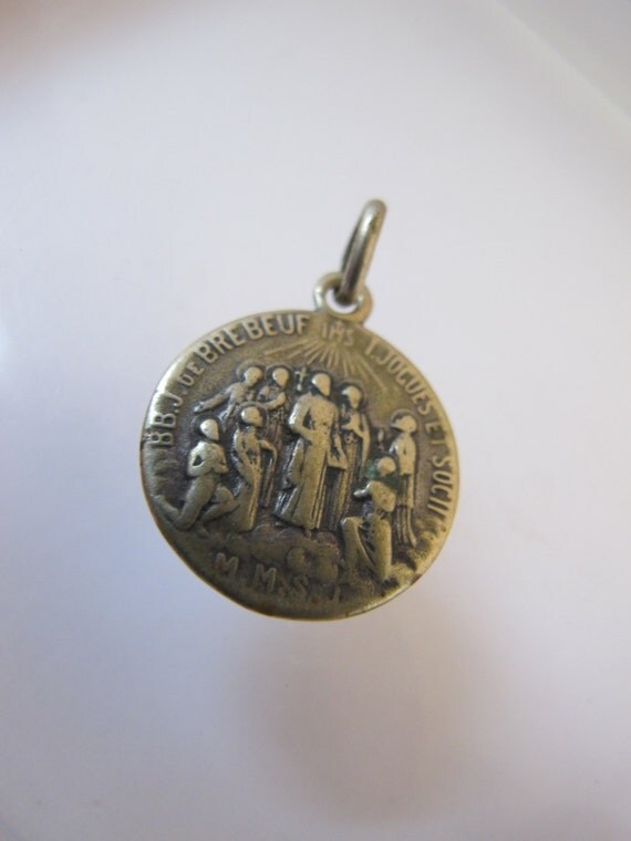 Canadian Jesuits 1930 Canonization MEDAL Pendant